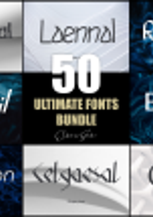 50 Ultimate Fonts Bundle (Günün Tam Sürümü)