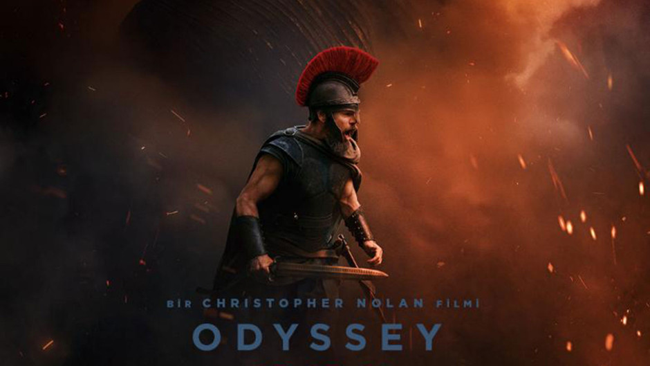 Christopher Nolan'ın yeni filmi Odyssey'den kamera arkası görüntüleri ...